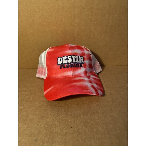 Alvin's Island | Accessories | Destin Florida Pink Mesh Tie Dye Graphic ...